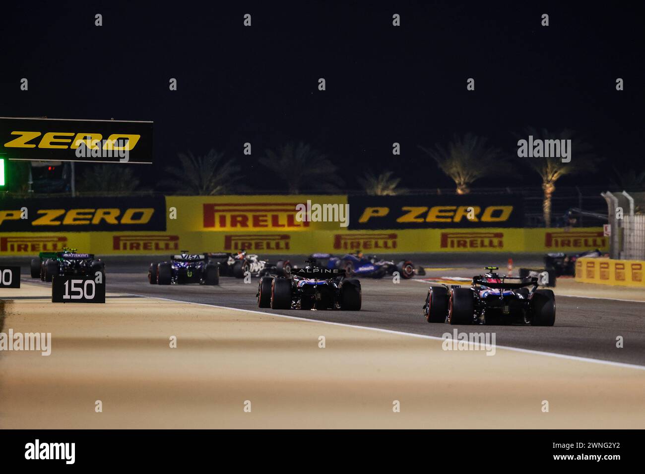 start of the race, depart, during the Formula 1 Gulf Air Bahrain Grand ...