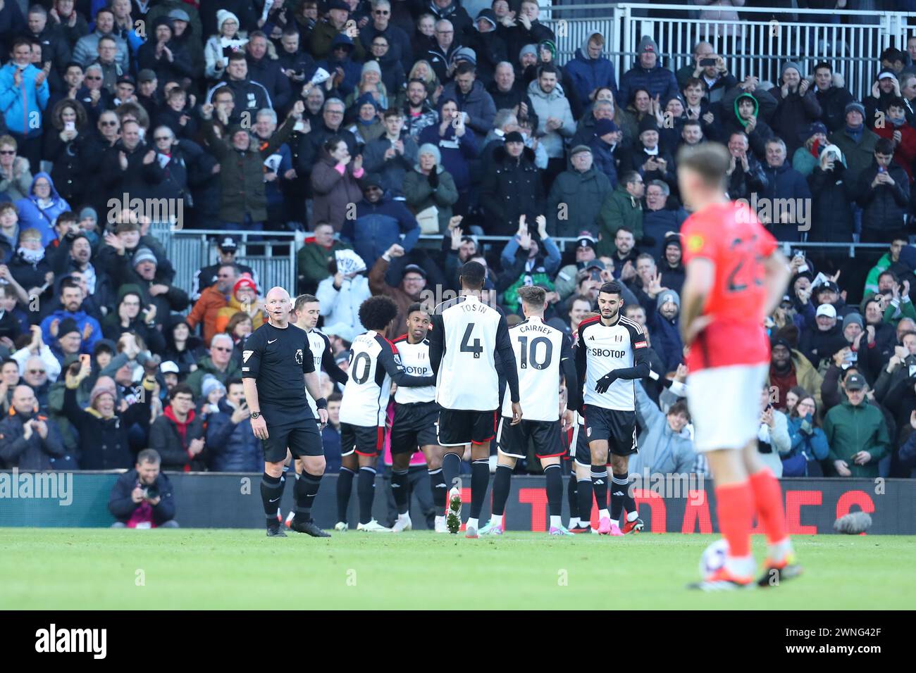 Craven Cottage, Fulham, London, UK. 2nd Mar, 2024. Premier League Football, Fulham versus ...