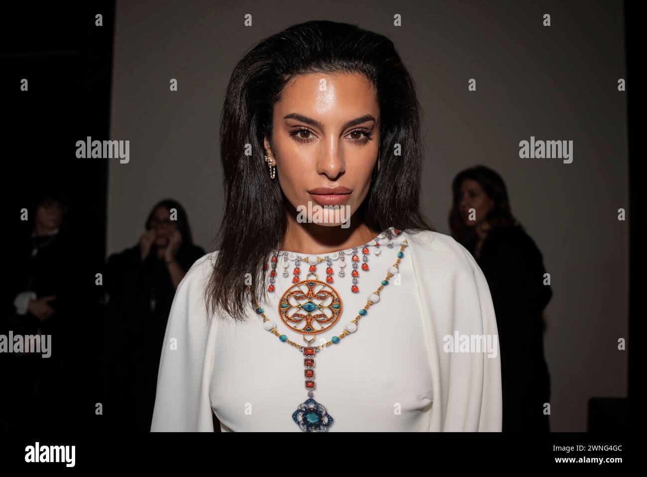 Jessica Aidi Verratti attends the Elie Saab Fall/Winter 2024-2025 ready ...