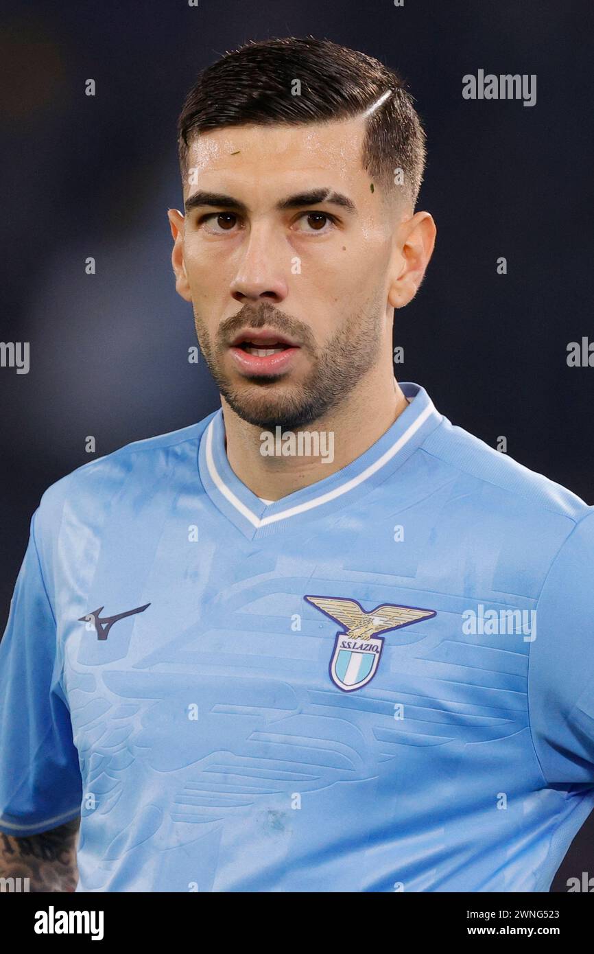 Rome, Lazio, Italy. 1st Mar, 2024. during Serie A soccer match SS Lazio ...