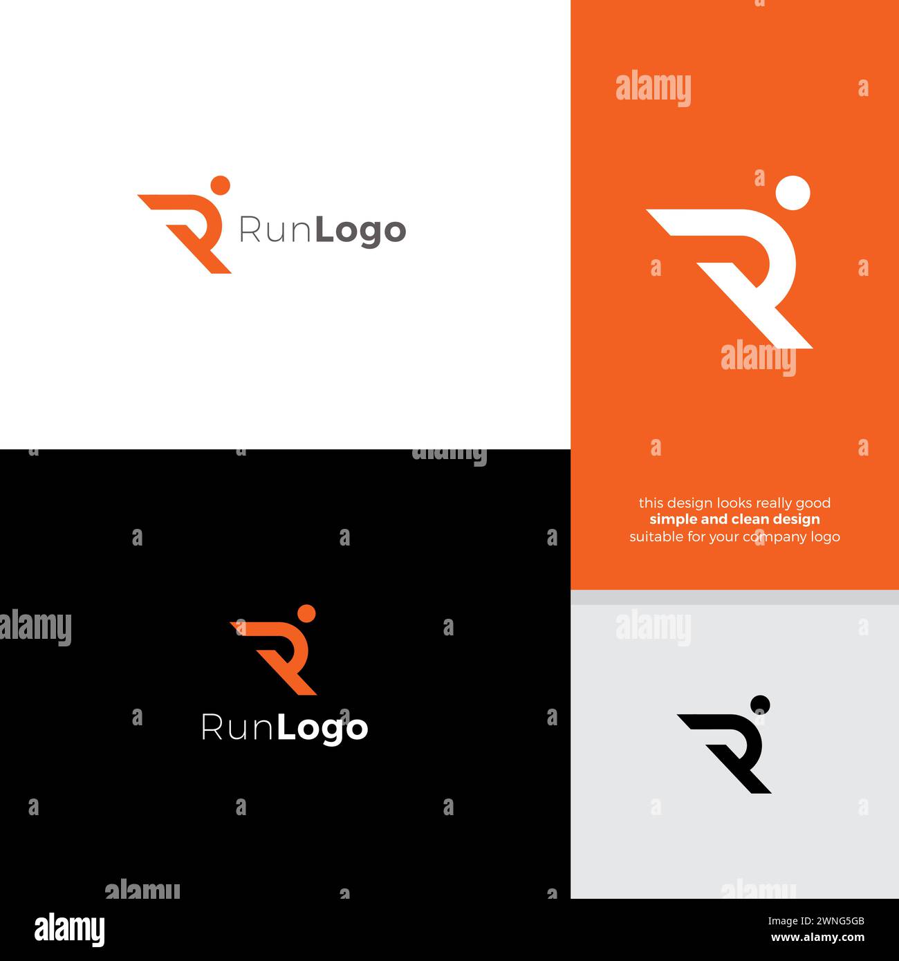 Run logo. Letter R Run Logo. Run People Logo Stock Vector Image & Art ...