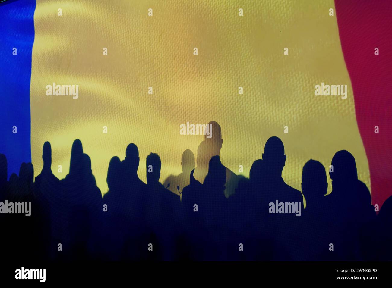 Bucharest, Romania - 2nd Mar, 2024: The election conference of the Force of the Right party (FD ...