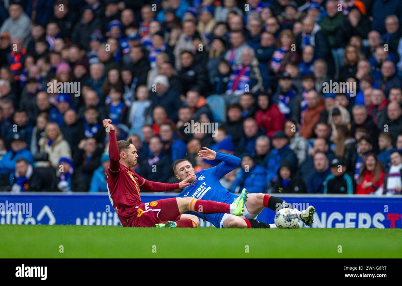 Ibrox Stadium, Glasgow, UK. 2nd Mar, 2024. Scottish Premiership ...