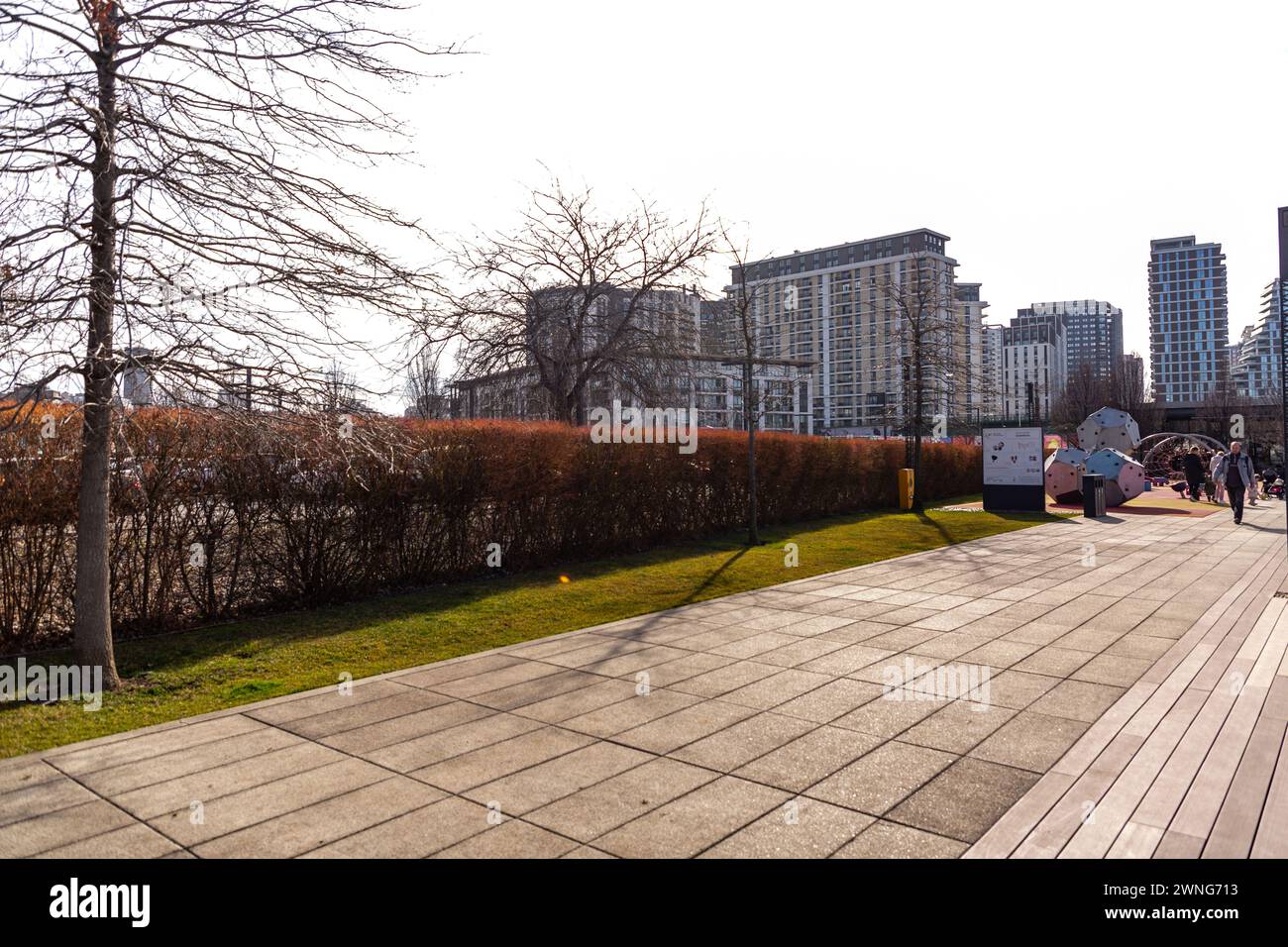 Belgrade, Serbia - 8 FEB 2024: Belgrade Waterfront is an urban renewal ...