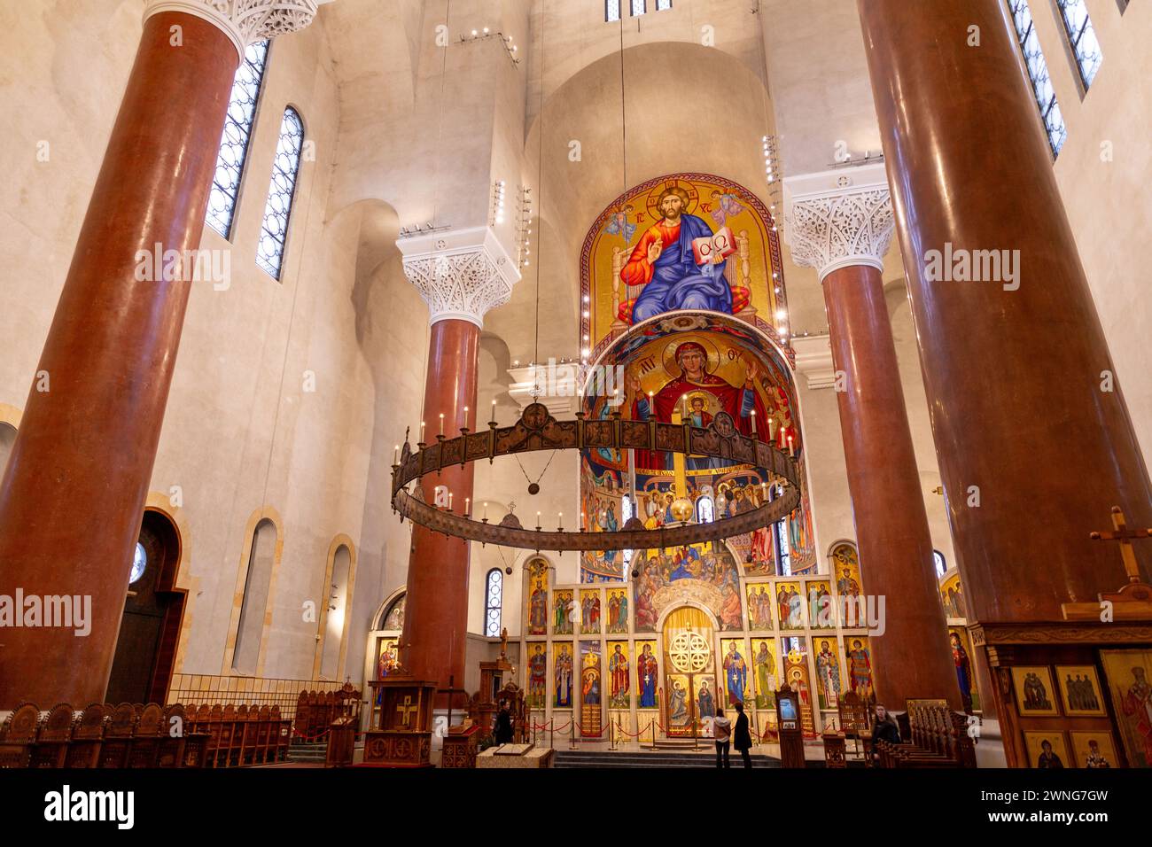 Belgrade, Serbia - 8 FEB 2024: Church of St. Mark is a Serbian Orthodox ...