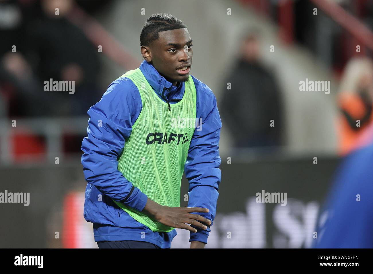 Liege, Belgium. 02nd Mar, 2024. Gent's Jorthy Mokio pictured before a ...