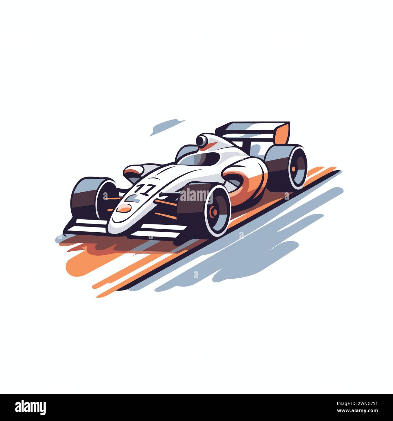 Vintage race car racing Stock Vector Images - Alamy