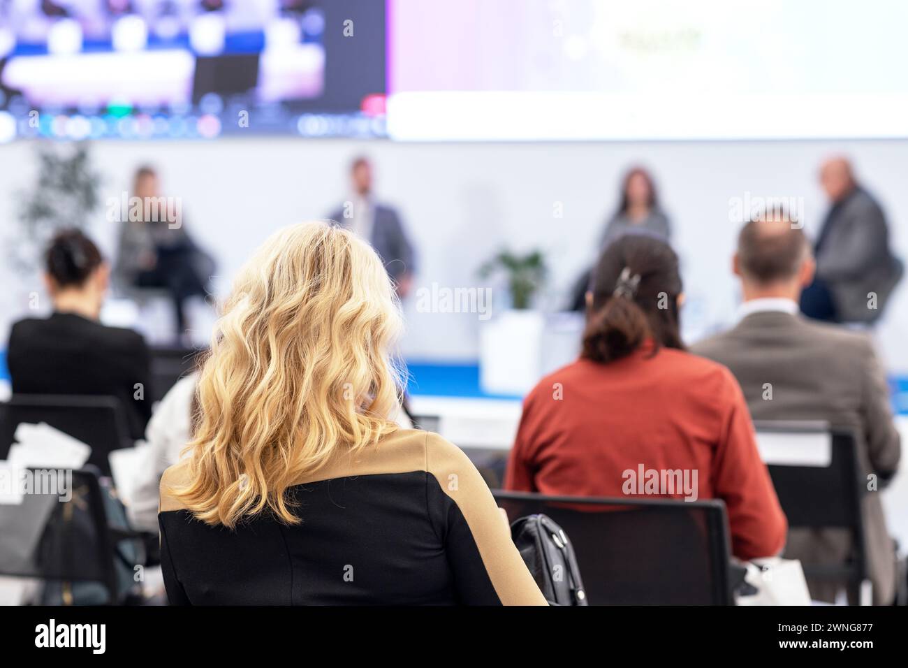 Speaking at roundtable discussion hi-res stock photography and images ...