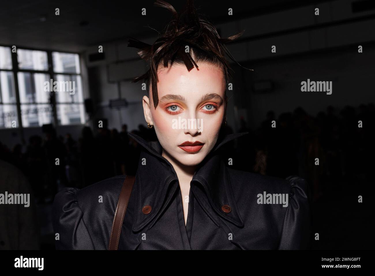 Emma Chamberlain attends the Vivienne Westwood Fall/Winter 2024-2025 ...