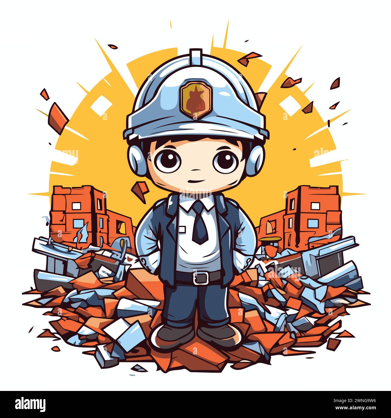A rubble Stock Vector Images - Alamy