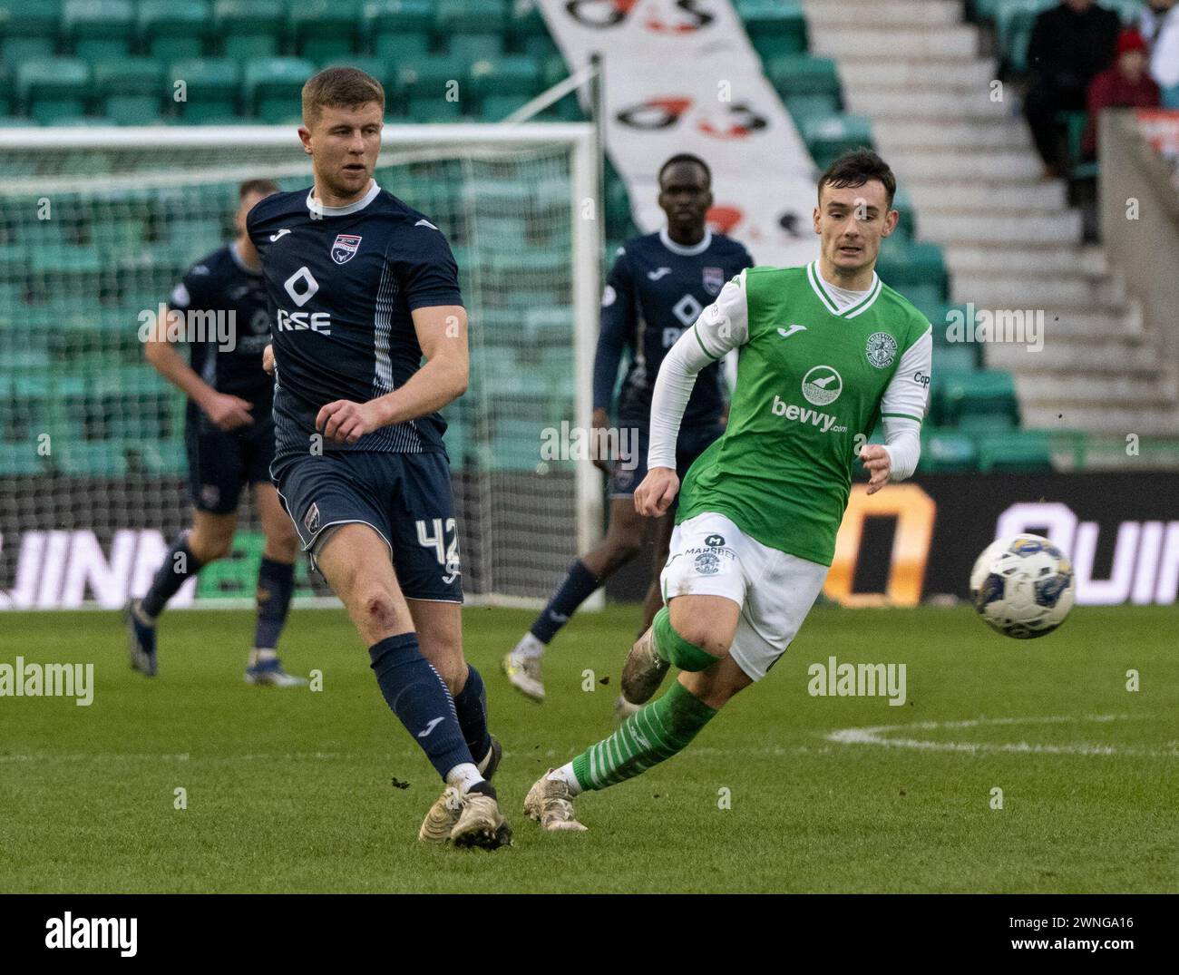 Edinburgh, UK. 02nd Mar, 2024. Scottish Premiership - Hibernian FC v ...