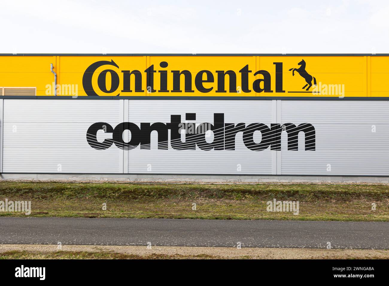 Wietze, Germany. 01st Mar, 2024. The lettering "Continental" and ...