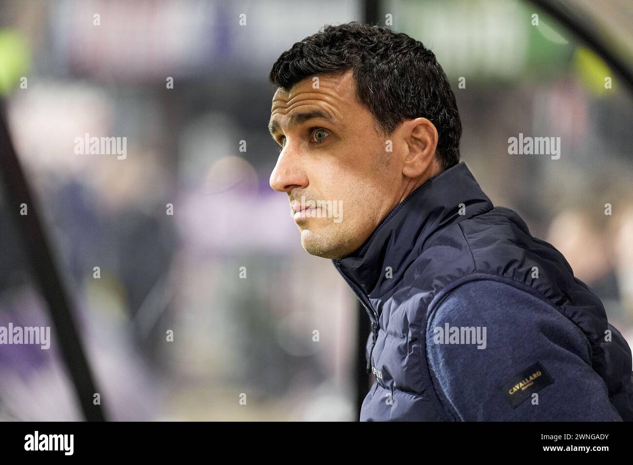 ROTTERDAM - AZ Alkmaar coach Maarten Martens during the Dutch ...