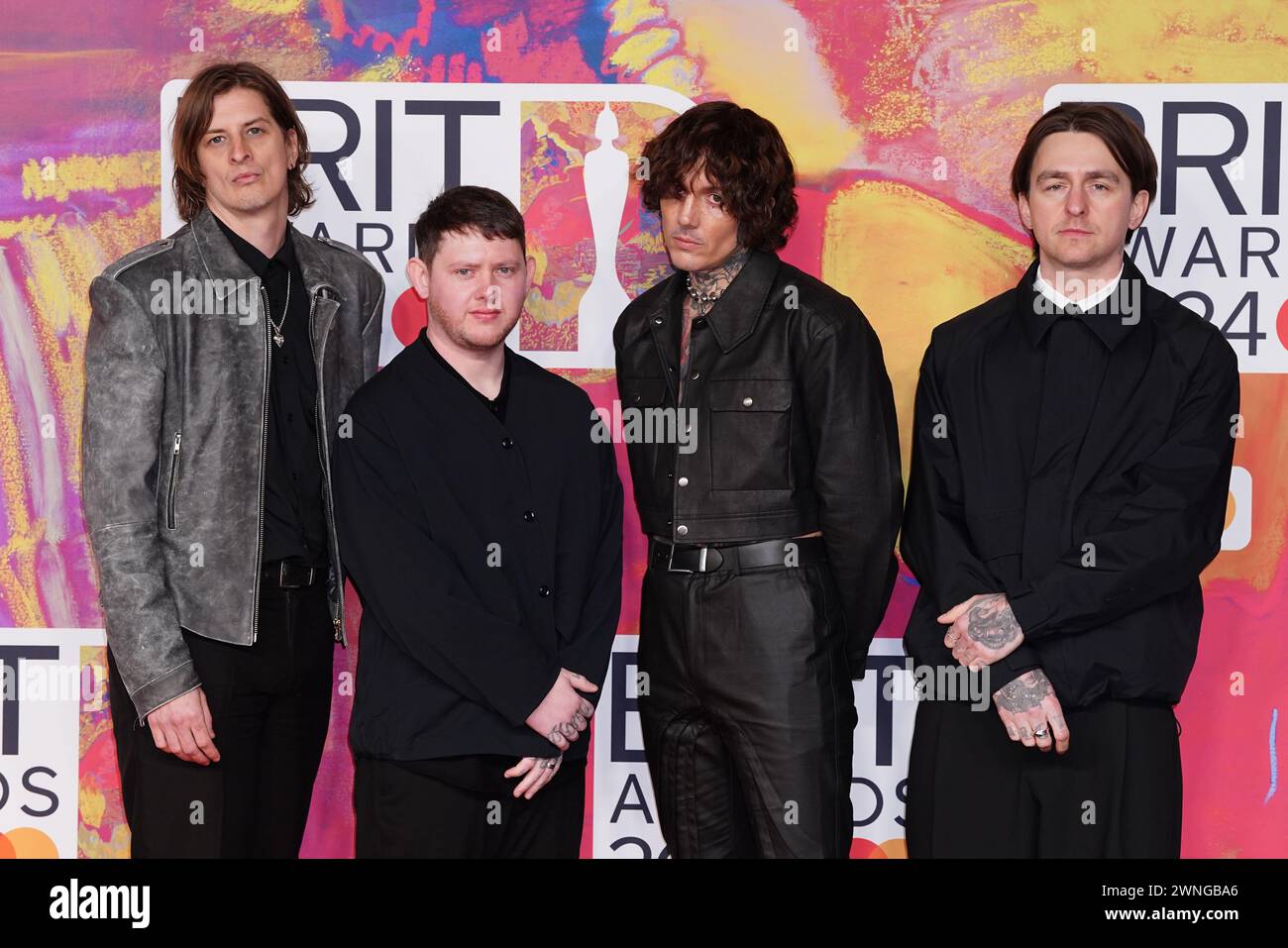 (left-right) Matt Kean, Lee Malia, Oliver Sykes and Mat Nicholls of ...