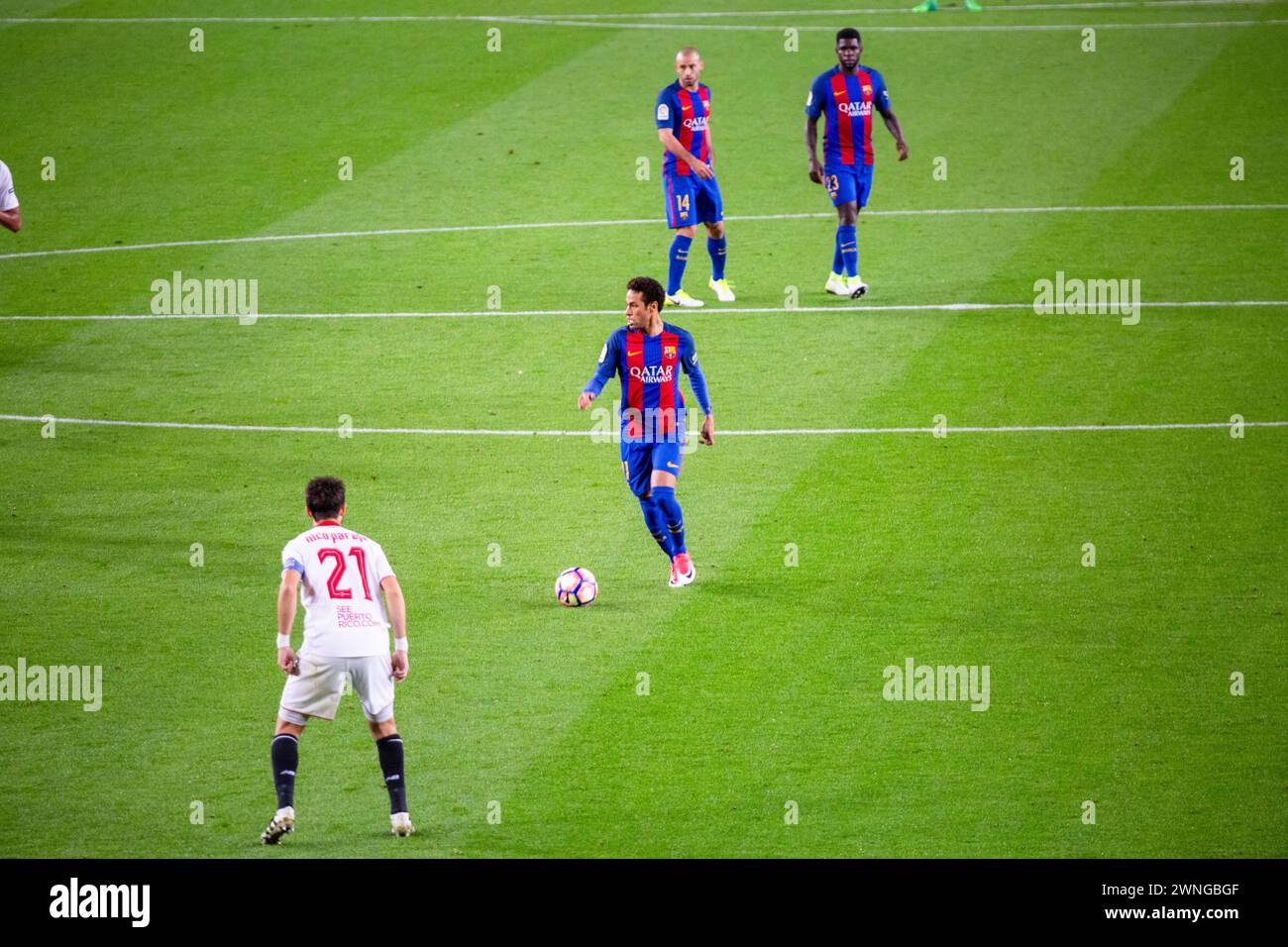 Neymar 2017 barca hi-res stock photography and images - Alamy