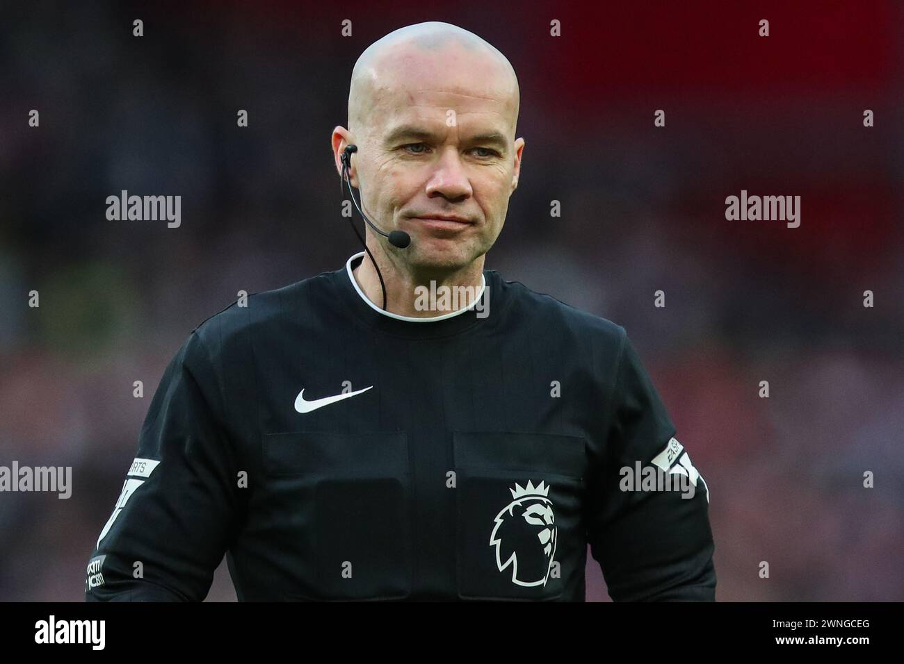 Referee Paul Tierney during the Premier League match Nottingham Forest ...