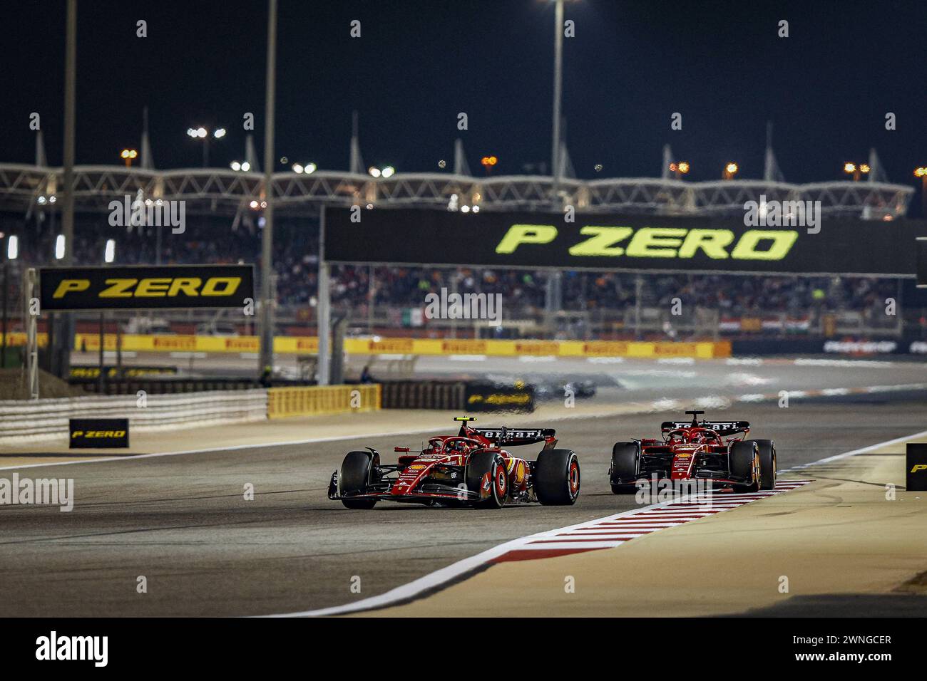 Bahrain. 02nd Mar, 2024. 55 SAINZ Carlos (spa), Scuderia Ferrari SF-24 ...
