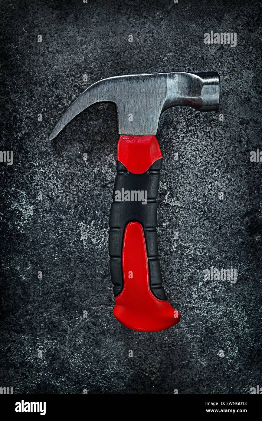 Mini Stabby Safety Claw hammer With Comfortable Soft Hnadle Stock Photo ...