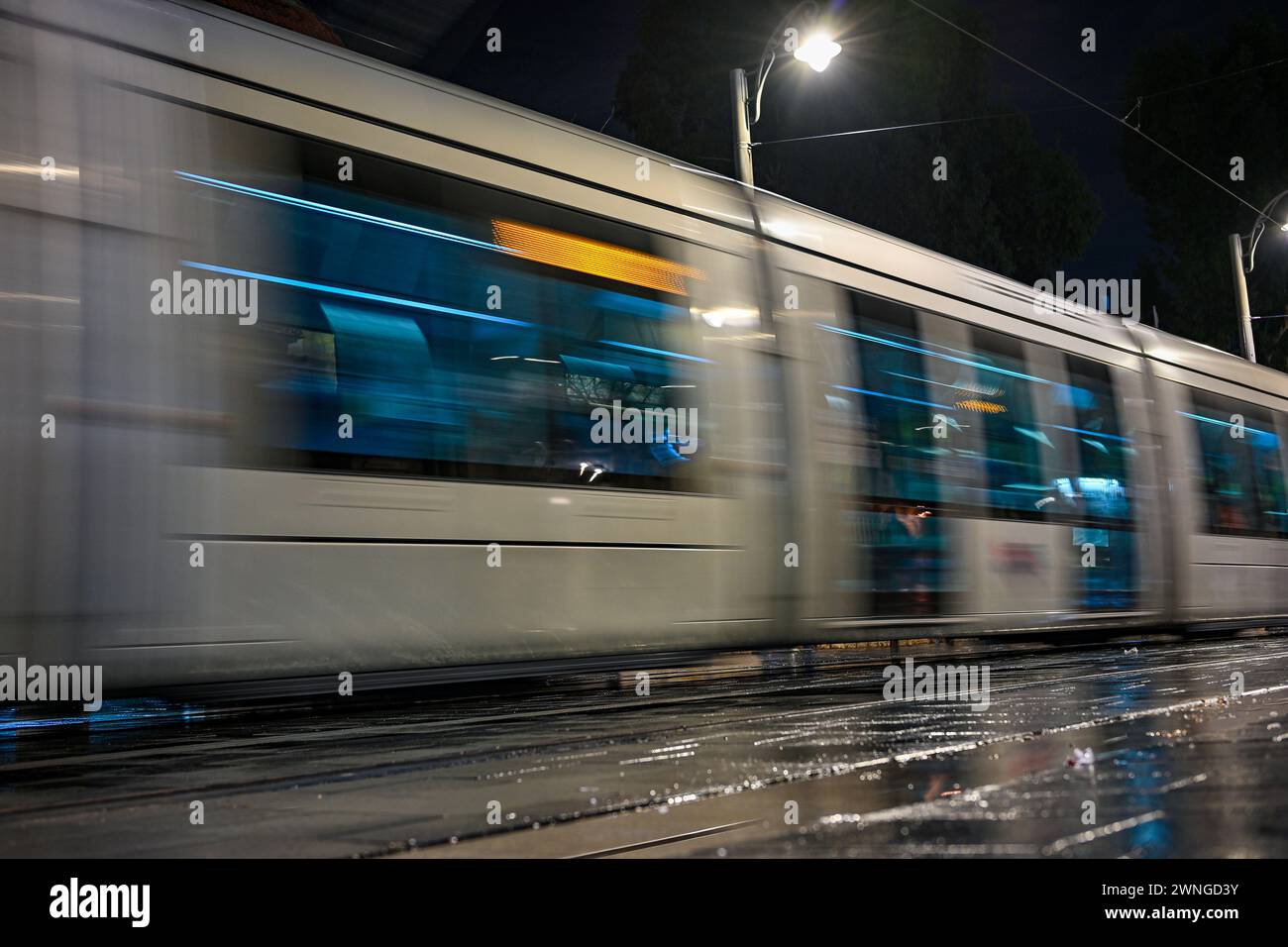 Jerusalem Light Rail tram train . Jerusalem is the most visited city by ...