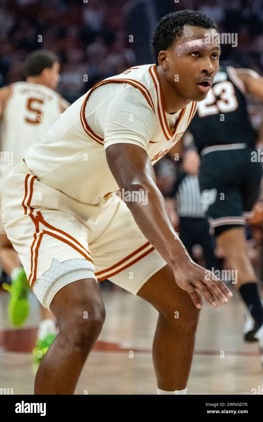 March 2, 2024. Max Abmas #3 of the Texas Longhorns in action vs the ...