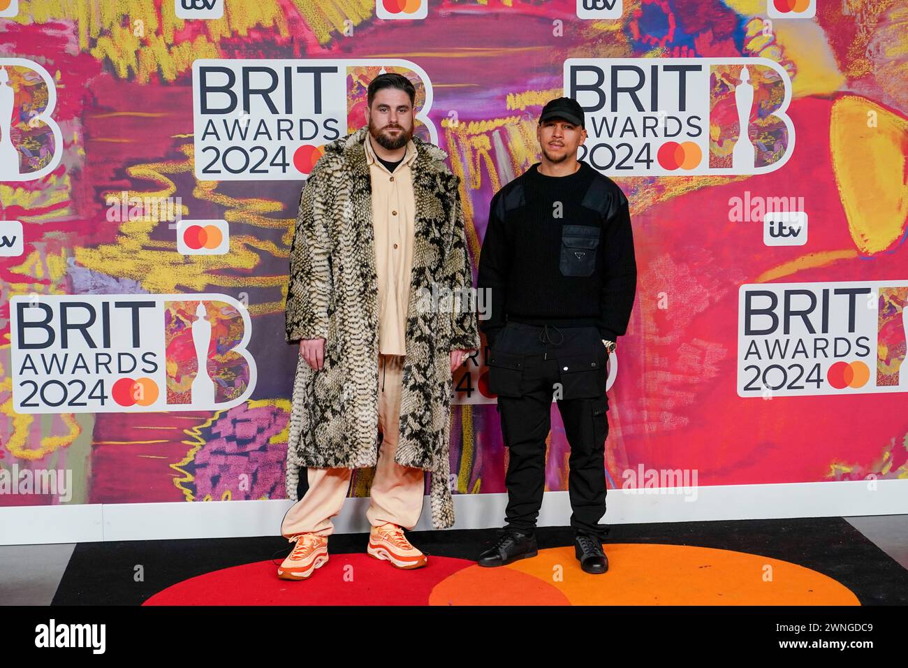 Piers Aggett, left, and Kesi Dryden of Rudimental pose for ...