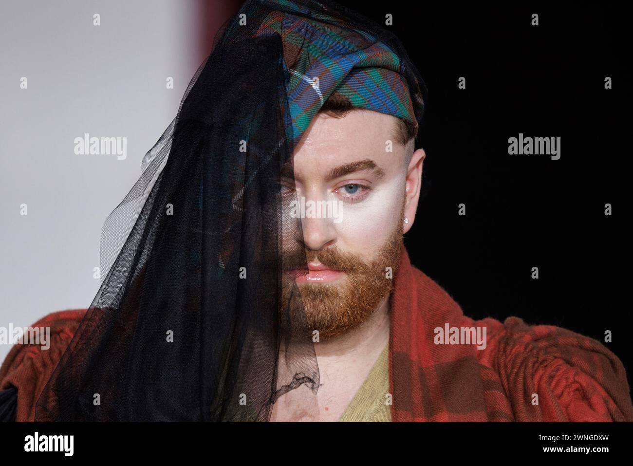 Sam Smith wears a creation as part of the Vivienne Westwood Fall/Winter ...