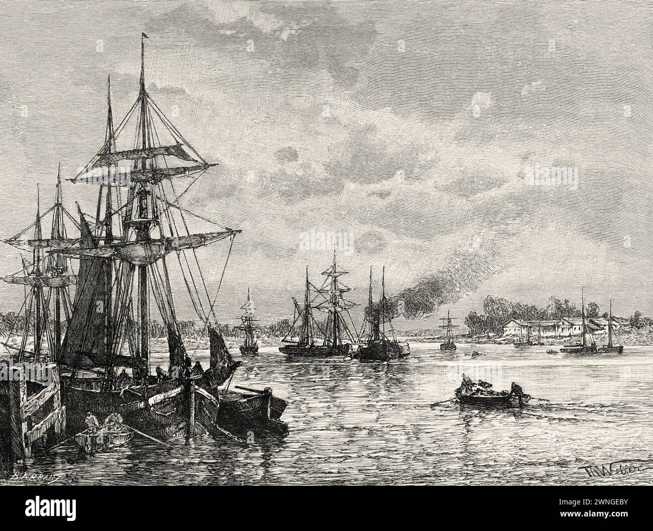 Wexford Harbour, natural harbour at the mouth of the River Slaney ...