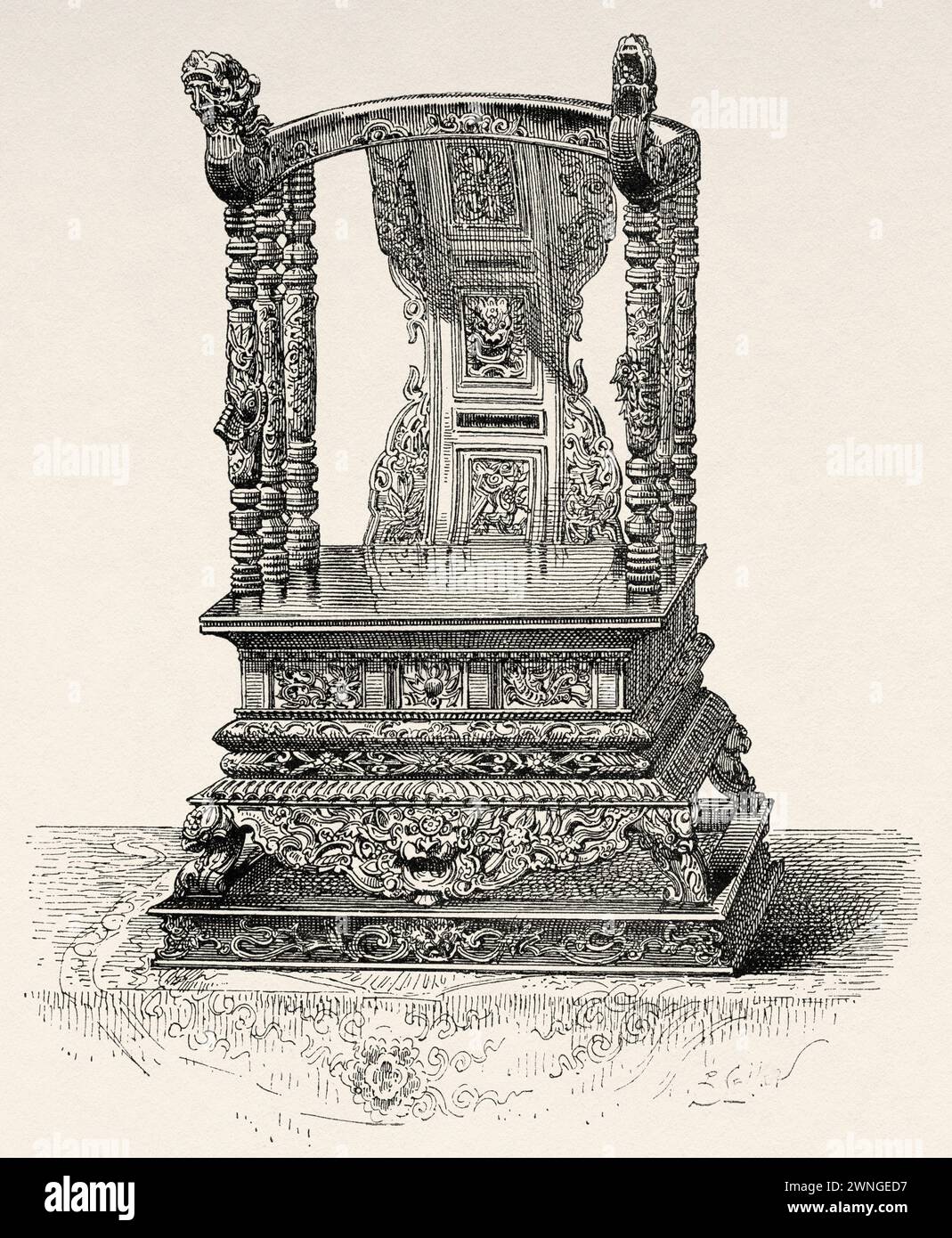 Vietnamese home, altar dedicated to the ancestors to whom family ...