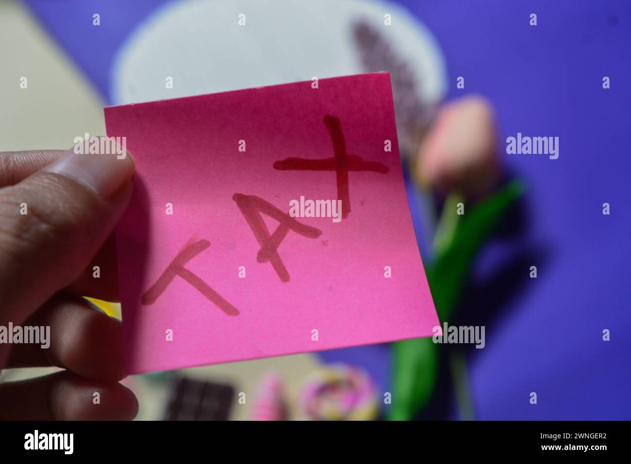 English vocabulary "TAX" on the theme of sweets, chocolate bars ...