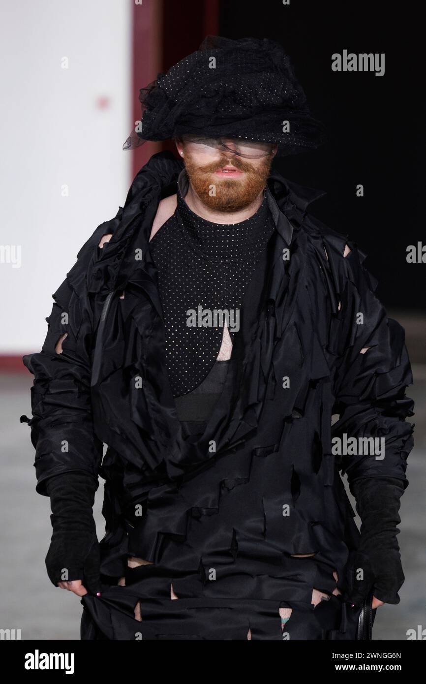 Sam Smith wears a creation as part of the Vivienne Westwood Fall/Winter ...