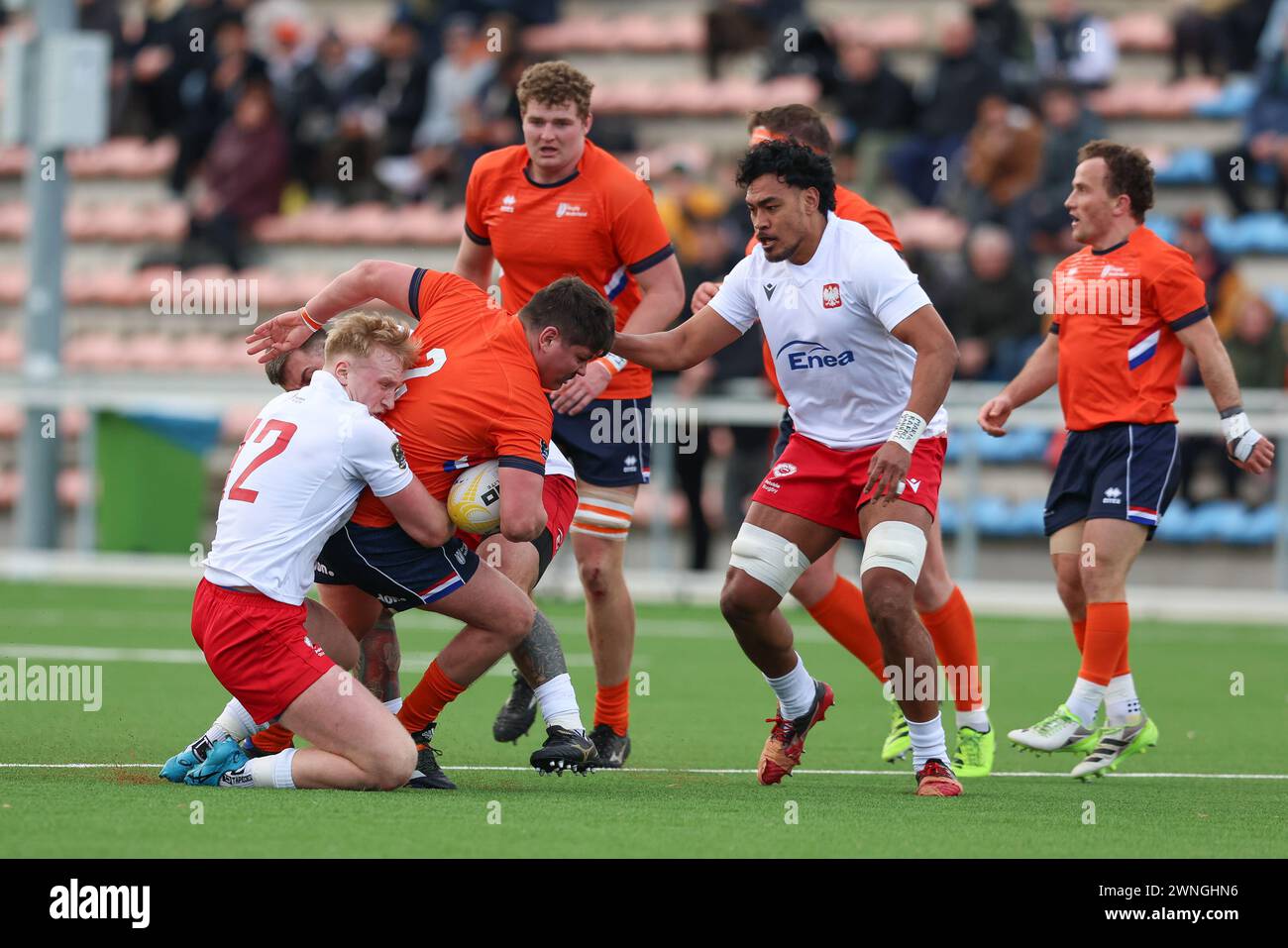 AMSTERDAM, NETHERLANDS - MARCH 02: Peter HUDSON of Poland Try Ross ...