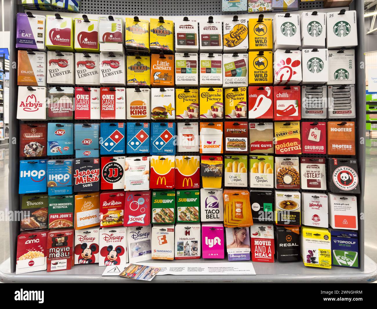 Walmart gift cards hi-res stock photography and images - Alamy