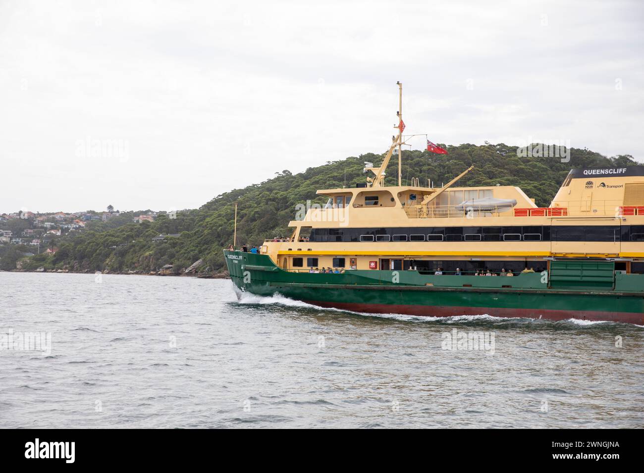 Manly ferry, the MV Queenscliff ferry operates between Manly wharf and ...