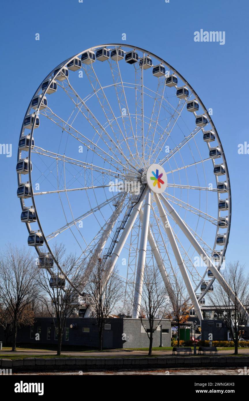 La Grande Roue de Montréal in Montreal's Old Port is the tallest Ferris ...