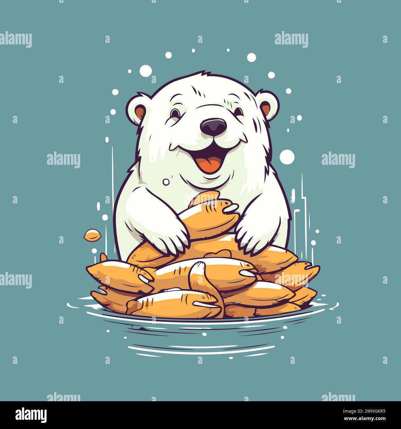 Bread bear Stock Vector Images - Alamy