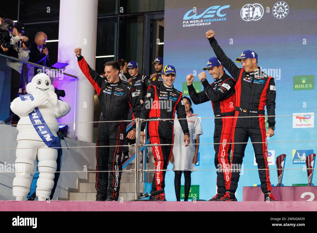 Lusail, Qatar. 02nd Mar, 2024. podium, portrait, 06 ESTRE Kevin (fra ...
