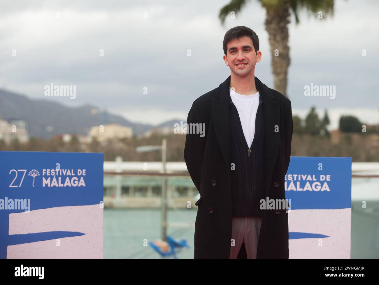 Malaga, Spain. 02nd Mar, 2024. Spanish actor Lalo Tenorio poses during ...
