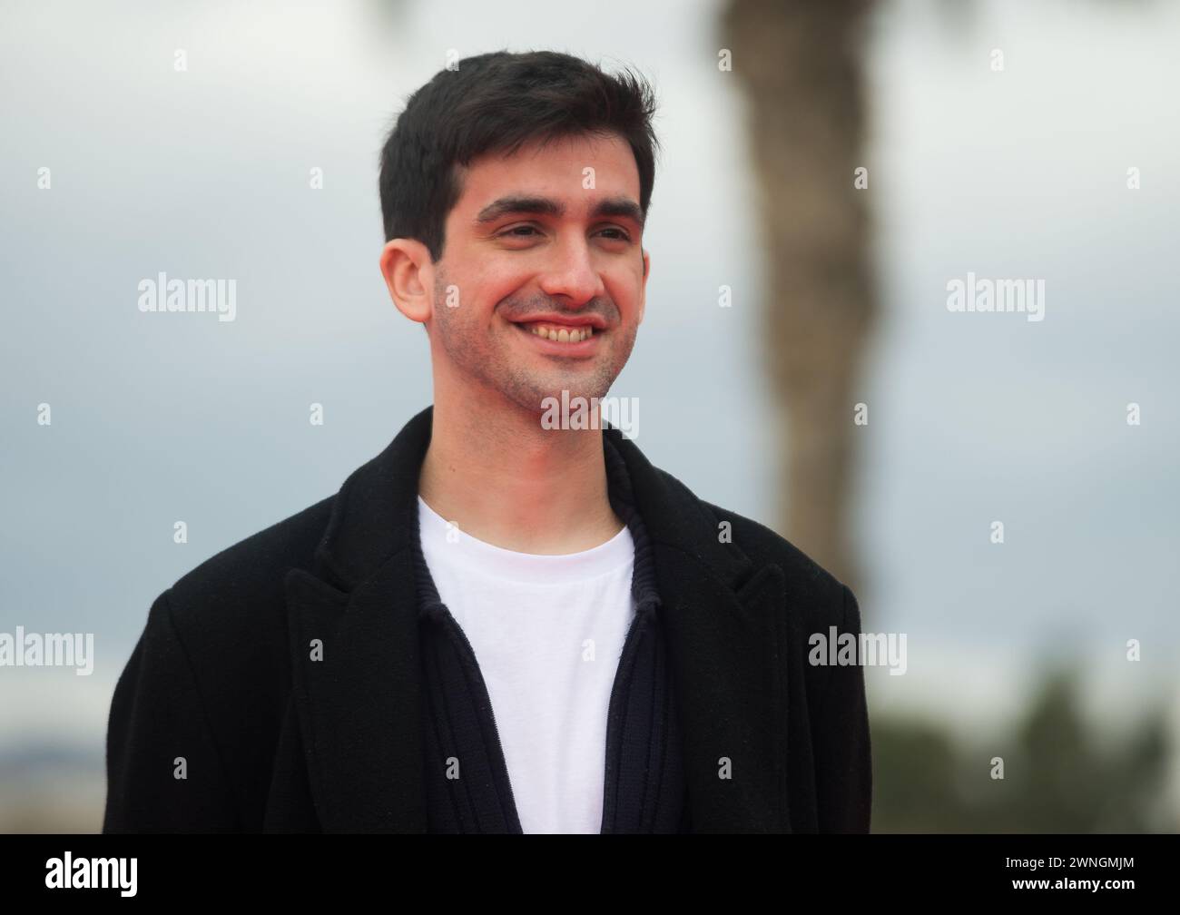 Malaga, Spain. 02nd Mar, 2024. Spanish actor Lalo Tenorio poses during ...