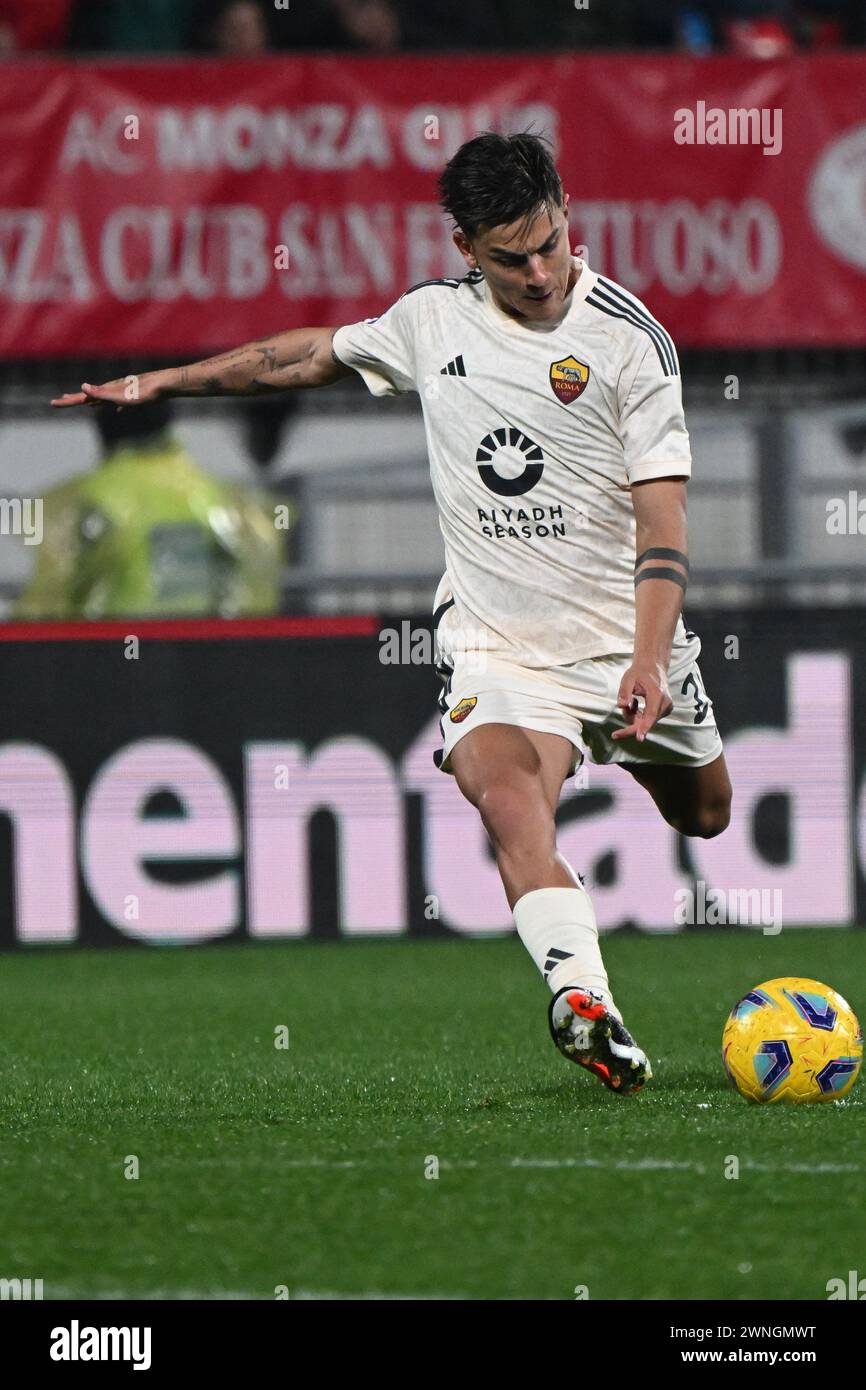 Paulo Dybala of AC Roma scores a goal during the Italian Serie A ...