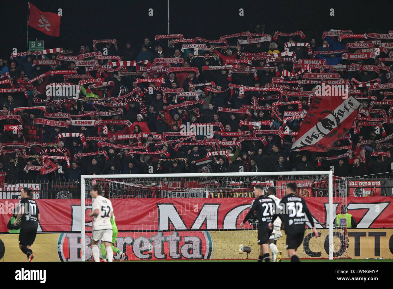 AC Monza supporters during the Italian Serie A football match between ...