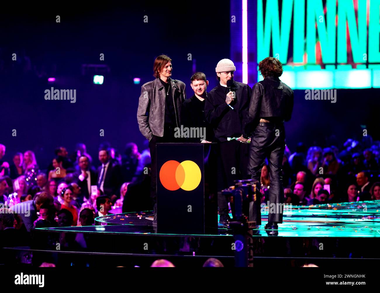 Matt Kean, Lee Malia, Oliver Sykes and Mat Nicholls of Bring Me The ...