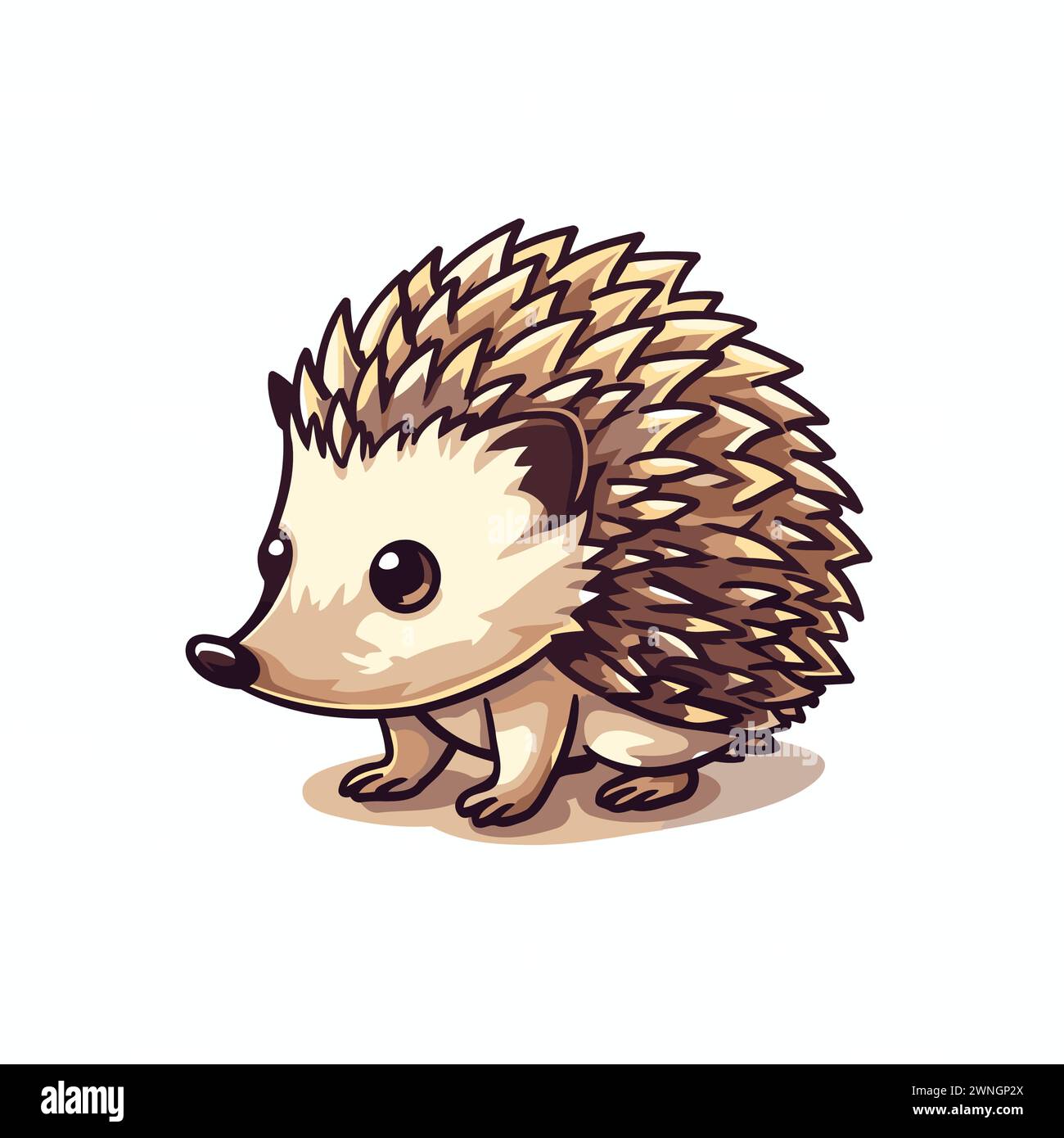 Hedgehog cartoon clipart Stock Vector Images - Alamy