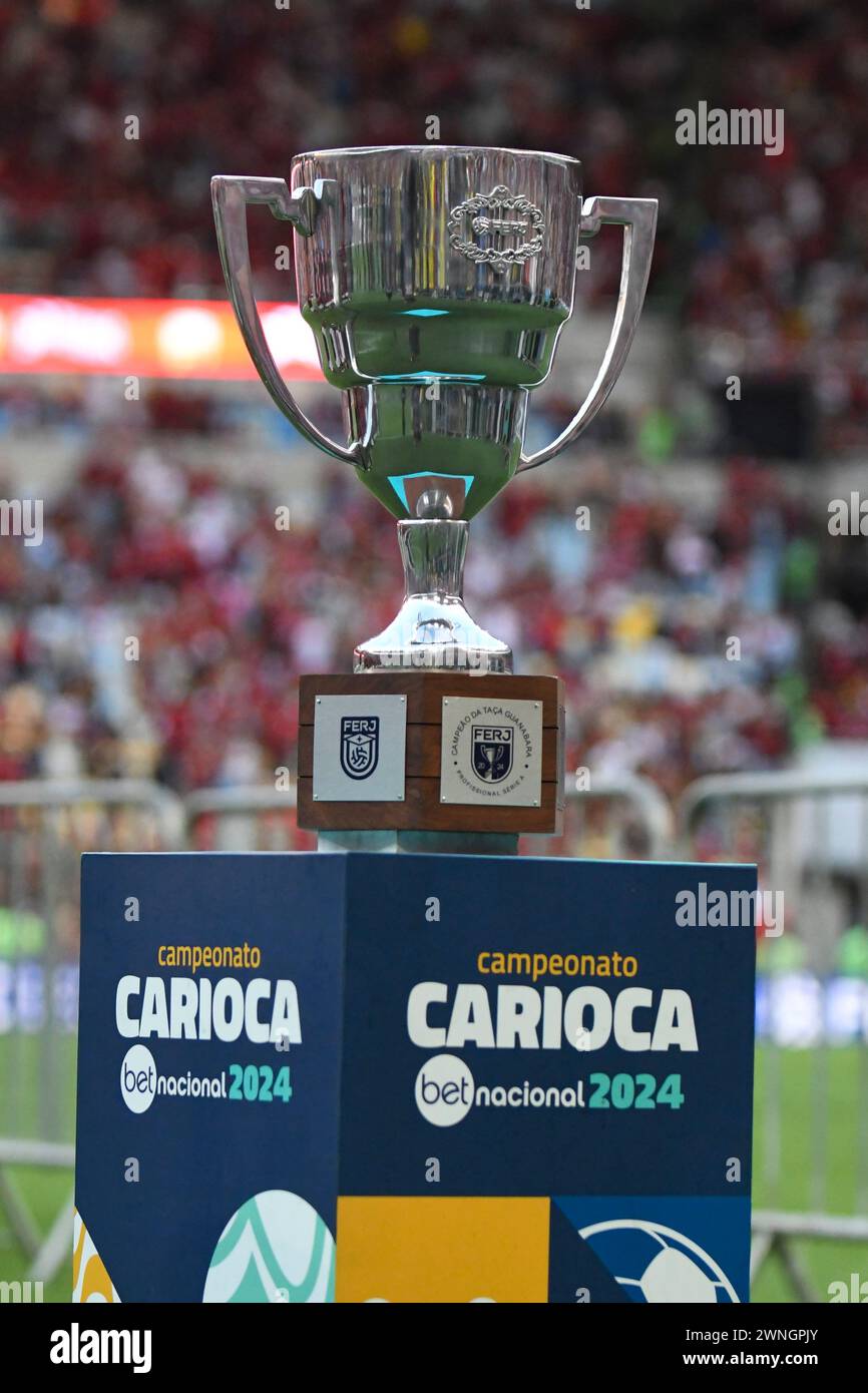Rio De Janeiro, Brazil. 02nd Mar, 2024. Ta;a during Flamengo x ...