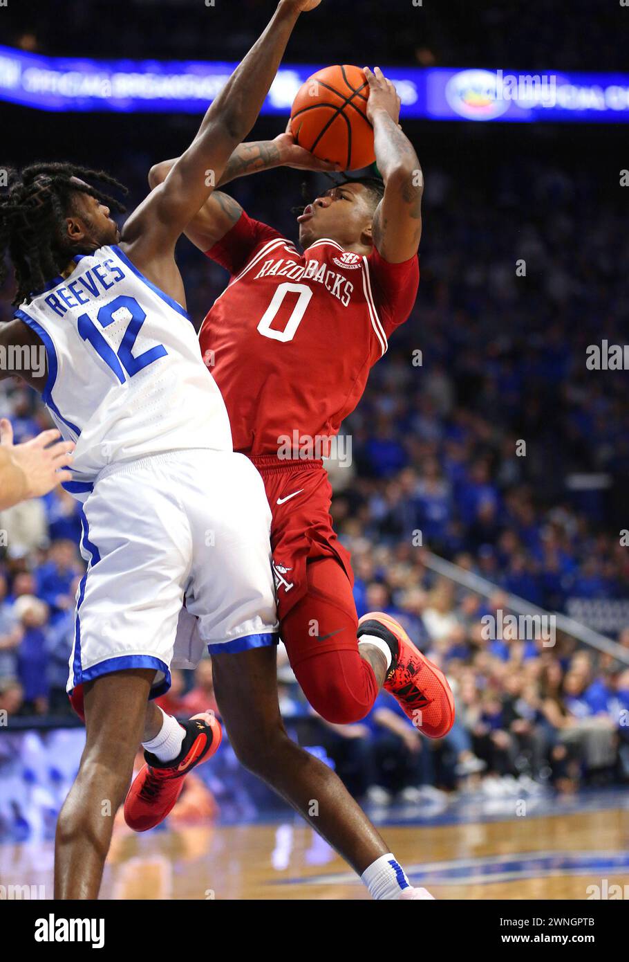 LEXINGTON, KY - MARCH 02: Arkansas Razorbacks guard Khalif Battle (0 ...