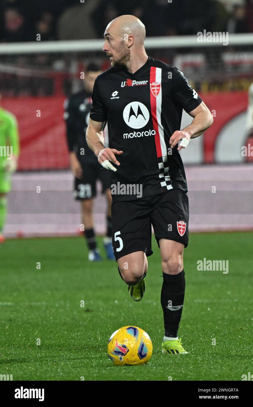 Monza, Italy. 02nd Mar, 2024. Luca Caldirola of AC Monza during the ...