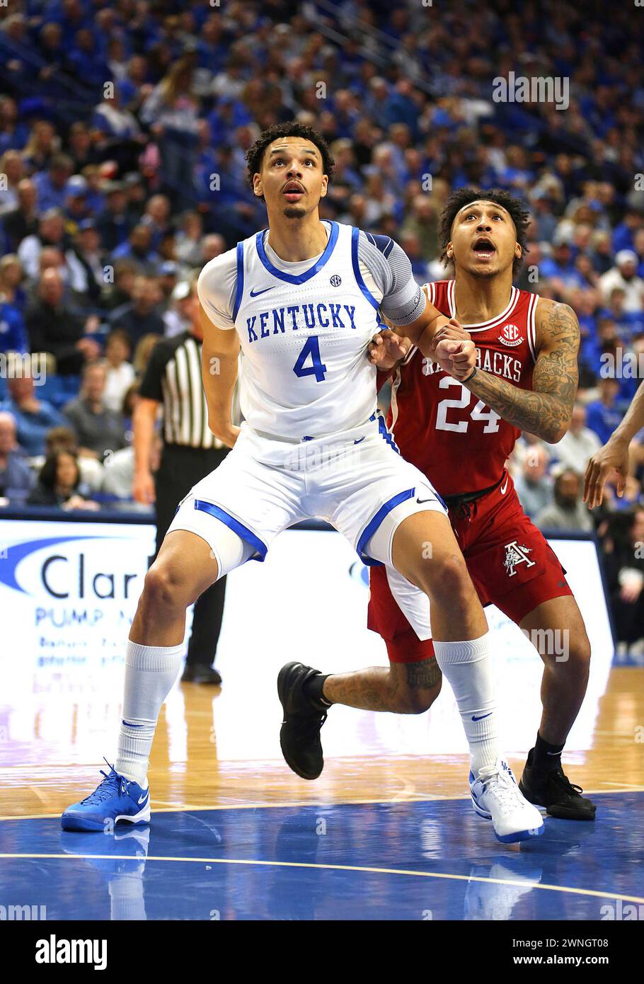 LEXINGTON, KY - MARCH 02: Kentucky Wildcats forward Tre Mitchell (4 ...