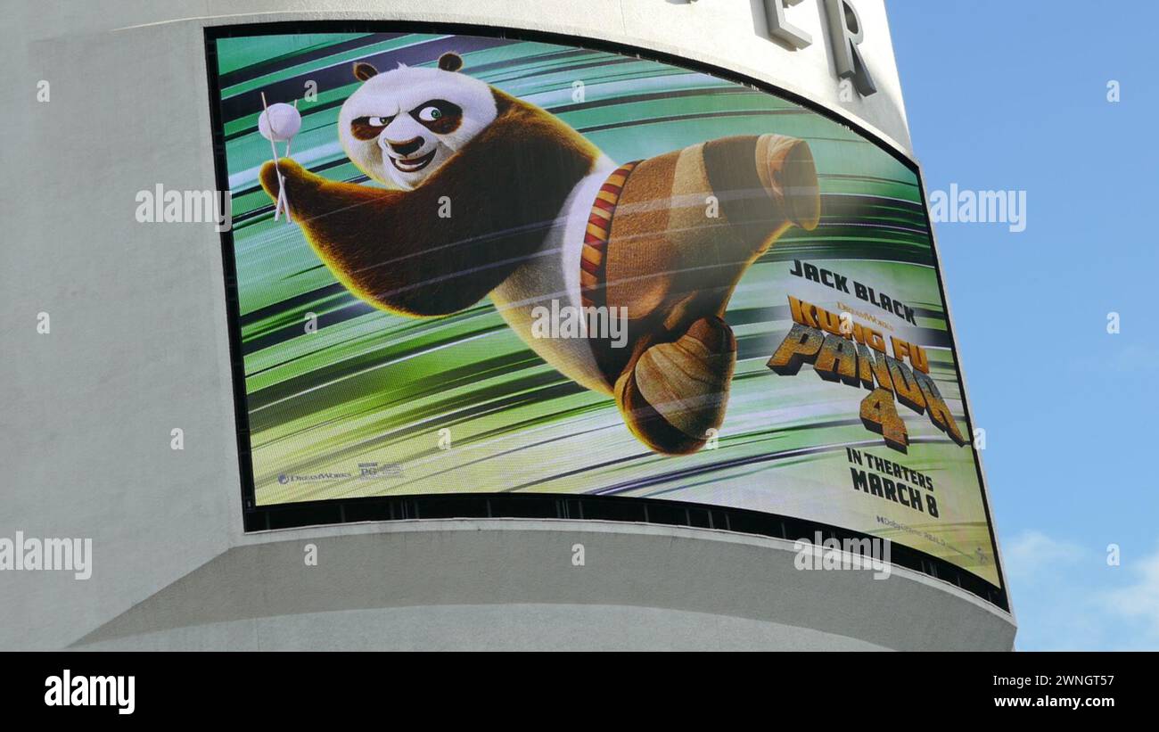 Los Angeles, California, USA 1st March 2024 Jack Black Kung Fu Panda 4 ...