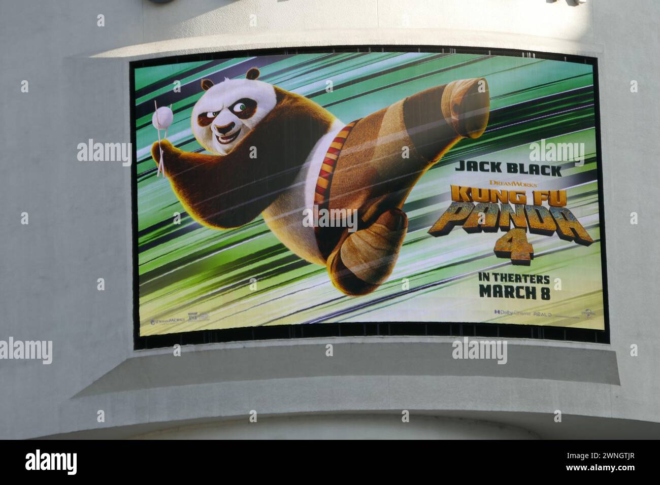 Los Angeles, California, USA 1st March 2024 Jack Black Kung Fu Panda 4 ...