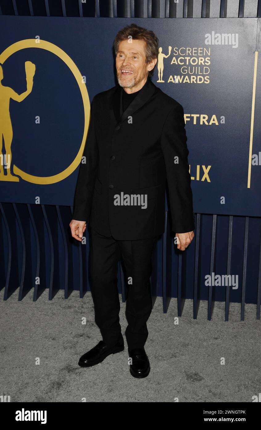 LOS ANGELES, CALIFORNIA - FEBRUARY 24: Willem Dafoe attends the 30th Annual Screen Actors Guild ...