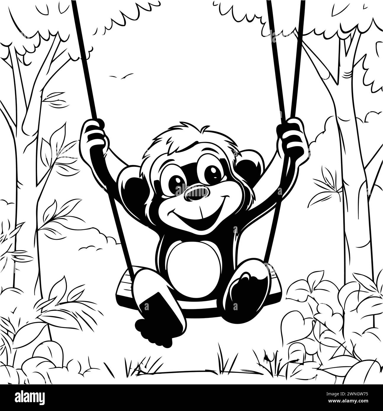 Swinging Monkey Template